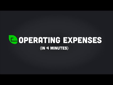 Operating Expenses in under 5 minutes