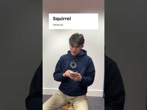 Squirrel Tongue Twister Trials with ELSA App 🐿️ #elsaspeak #pronunciation #learnenglish #shortvideo