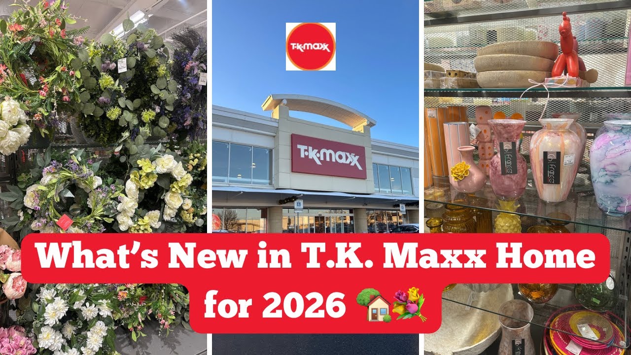 What’s New in TK Maxx Home 2026 🏡 TK Maxx Spring Decor, Cushions & Homeware Finds!