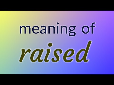 Raised - 27 English Vocabulary Flashcards