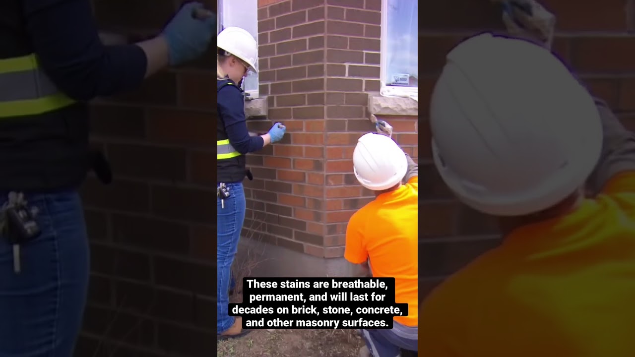 Brick staining NOT painting with #mikeholmes