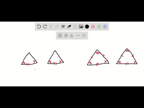 The picture statement below represents the ASA Triangle Congruence Conjecture. Explain what the pic…