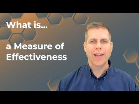 What is a Measure of Effectiveness