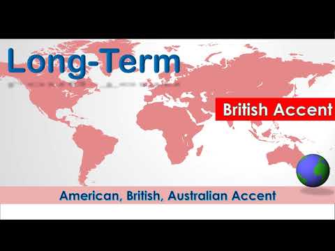 Long-Term ~ Pronounce Long-Term in American Accent, Australian Accent and British Accent