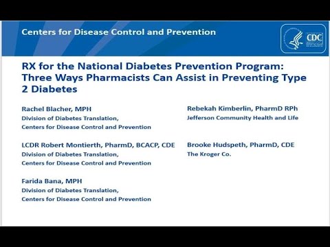 RX for the National DPP: Three Ways that Pharmacists Can Prevent Type 2 Diabetes