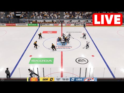 ICE HOCKEY LIVE🔴 USA vs Germany | 2023 IIHF World Championship - 27th May 2023 Full Match - NHL 23