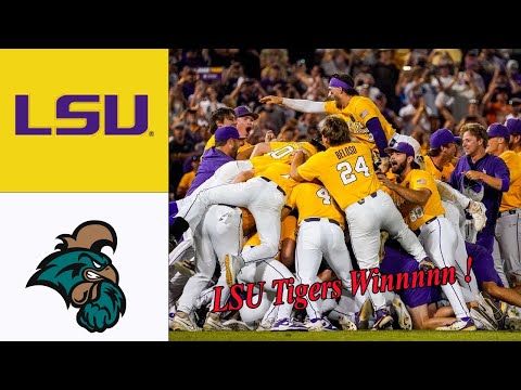 LSU Tigers vs Coastal Carolina Chanticleers | FULL GAME | Men's College World Series Championship