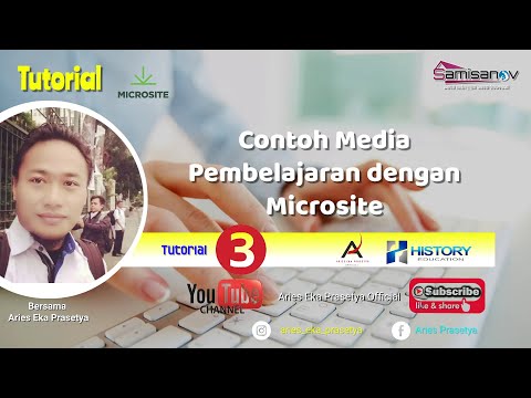 Contoh Media Pembelajaran dengan Microsite