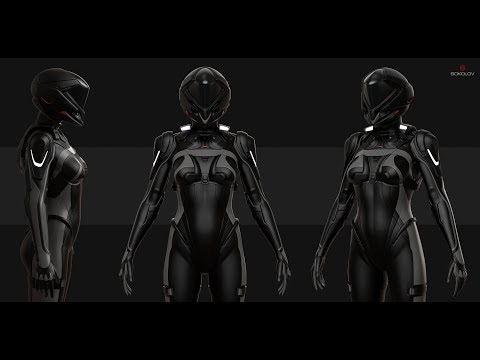 [WIP] Sci Fi female armor CH — polycount
