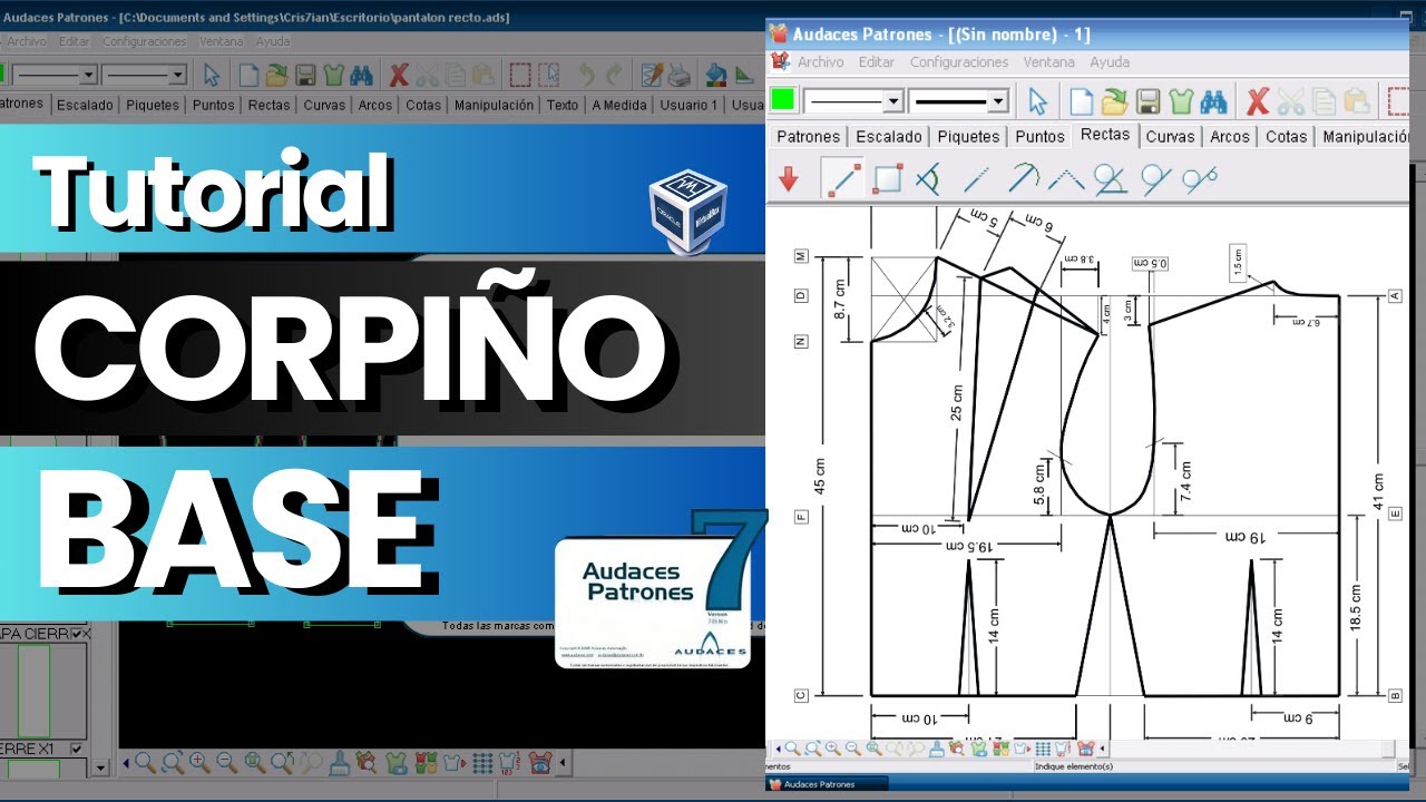 Tutorial: Diseño de Molde Base de Corpiño con PDF Gratis
