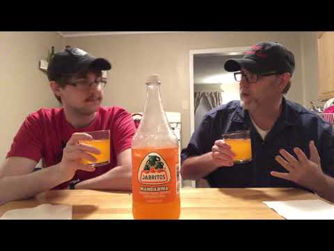 Jarritos Mandarin flavored Soda # The Beer Review Guy