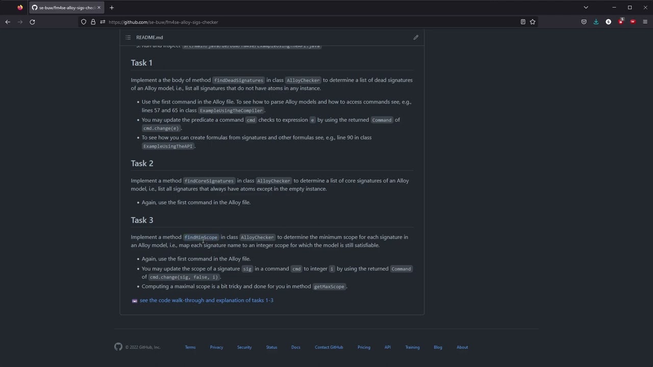 FM4SE: Analyzing Alloy Models Task 1-3