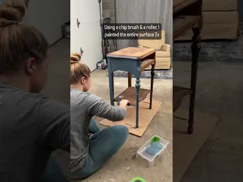 From End Table to Bathroom Vanity #furnitureflip #diyshorts #furniturerepair