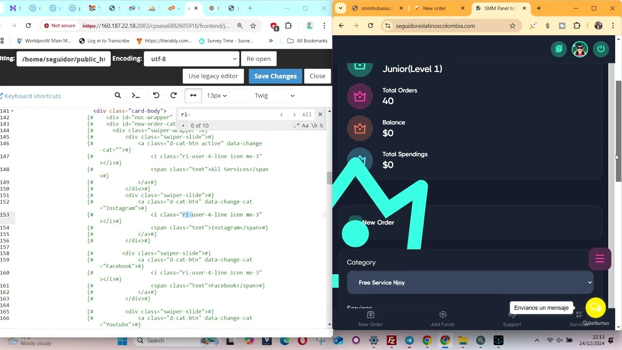 ✅ Fix Broken SMM Panel Design | Twig Template Repair Guide
