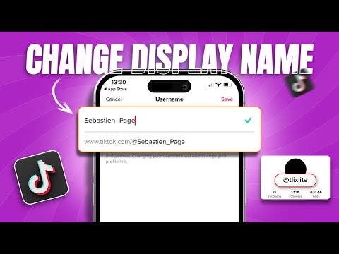 How to Change Display Name or Username on TikTok on iPhone | Update TikTok Profile Name