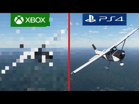 Flight Simulator 2020 | PS4 vs Xbox One Graphics Comparison