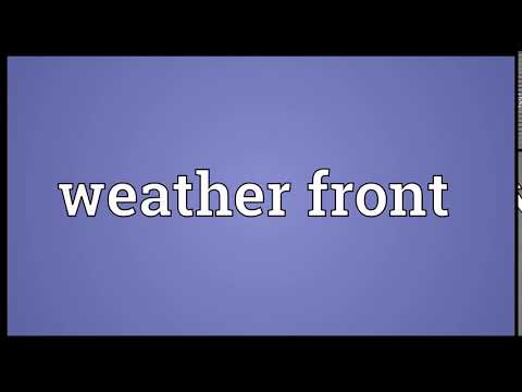 Weather front Meaning | Wordogram