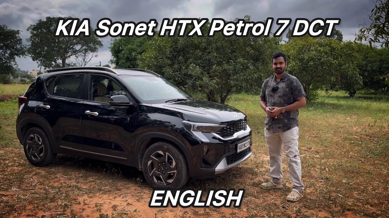 KIA Sonet 2024 HTX Petrol Automatic DCT | Exterior and Interior Review | English