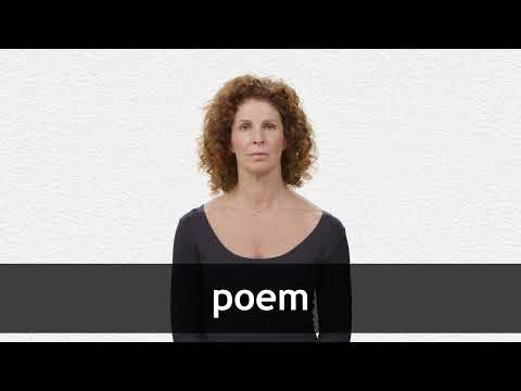How to pronounce POEM in American English