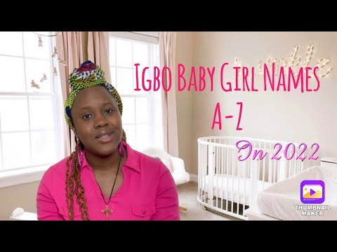 Igbo Baby Girl Names #igbo #babygirl #viral