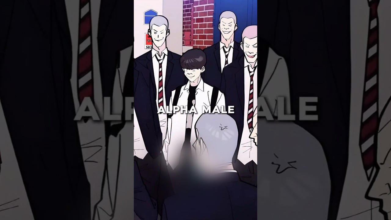 he pretended to be an alpha 😅 #webtoon #manhwareccomendation #shorts #edit #viral