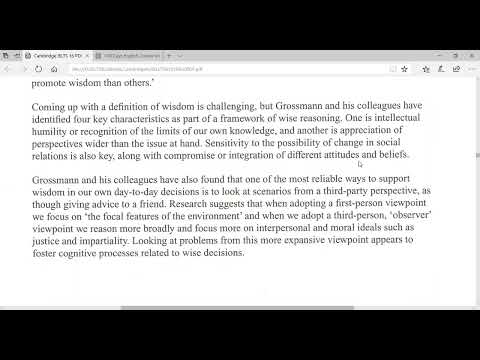 IELTS Reading Passage: How to Make Wise Decisions
