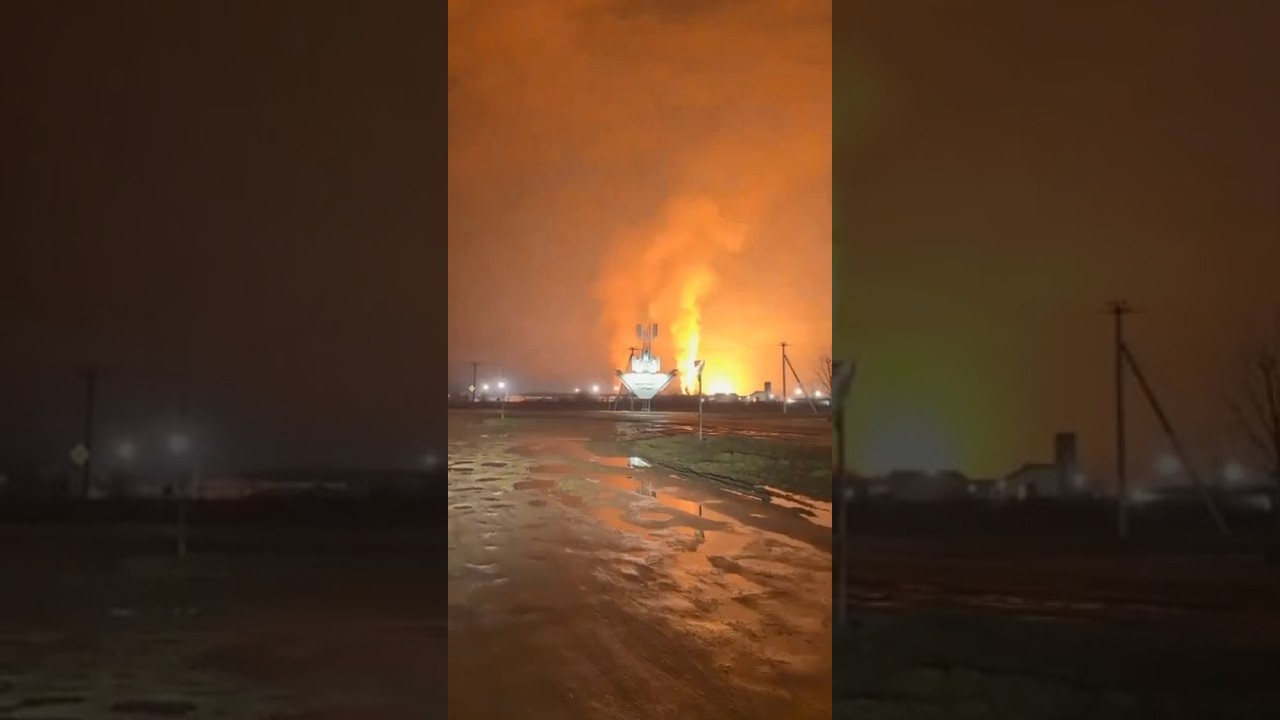 Ukraine just hit the fuel tank that feeds southern Russia's pipeline ...