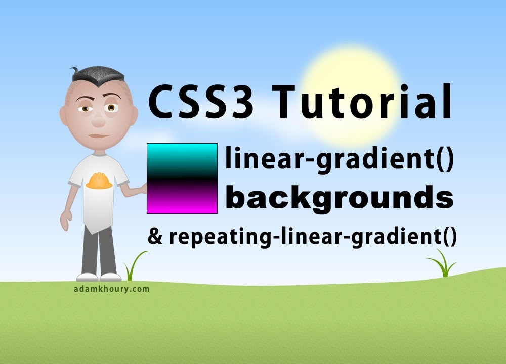 CSS3 linear-gradient background tutorial HTML5 Linear Gradient Parameters