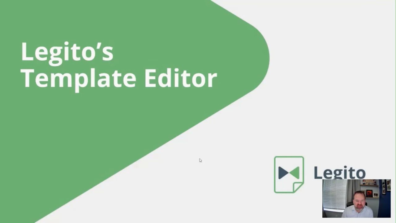 Legito Webinar on Document Automation and Legito Template Editor
