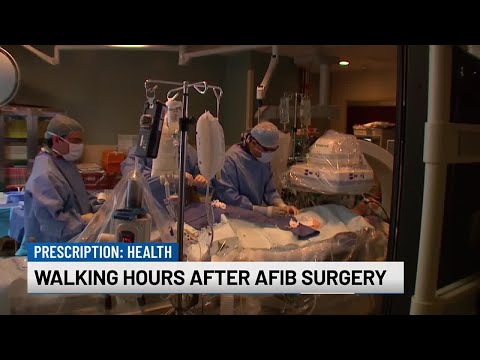Walking Hours After AFib Surgery!