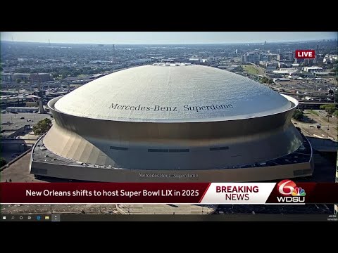 New Orleans shifts to host Super Bowl LIX in 2025