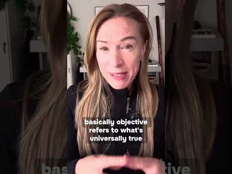 What’s the difference between subjective and objective claims?