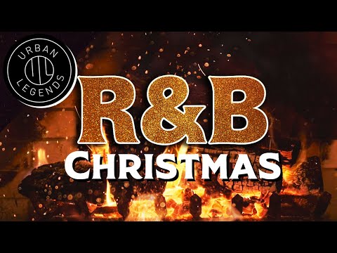 R&B Christmas Mix 2024: Hour Long Christmas Yule Log (Fireplace) 🎄❄️🎙️