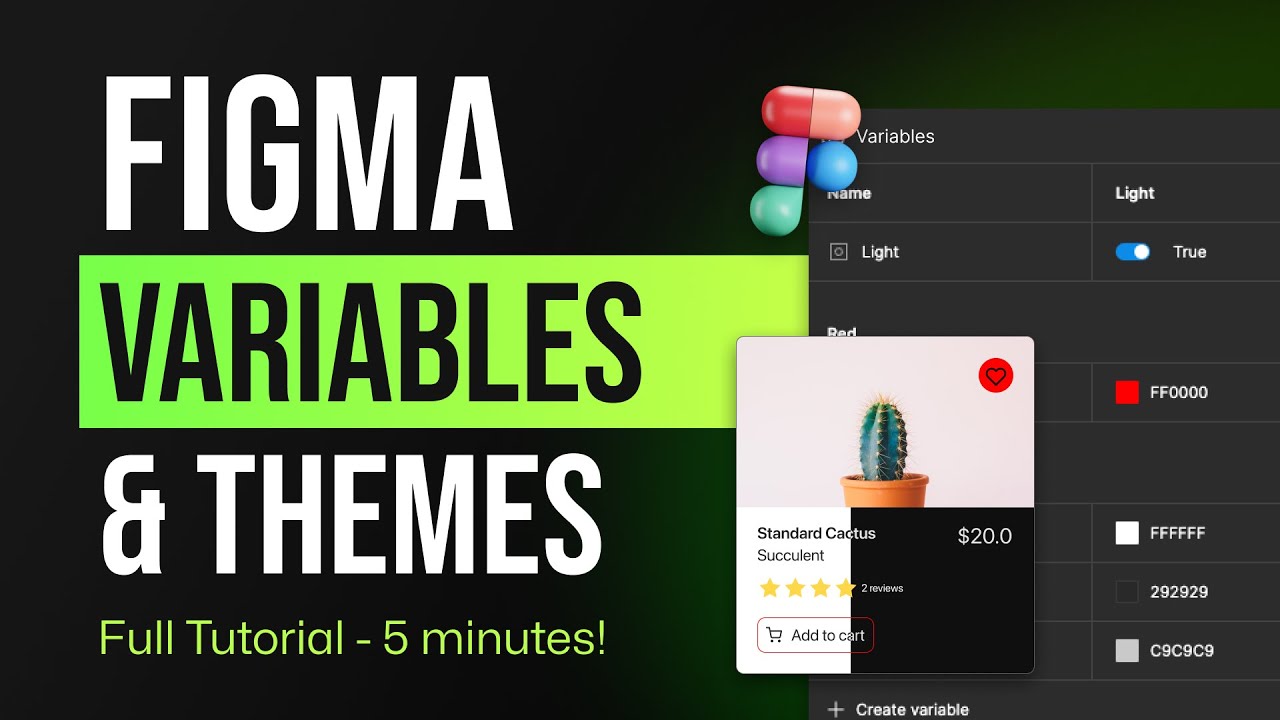 Figma Variables & Themes Are Amazing! – Full Tutorial + Animations