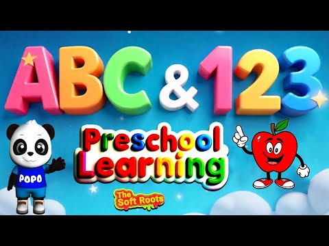 Preschool Learning activities for 3 year olds at home | Learn ABC Phonics Shapes Numbers Colors 🌈