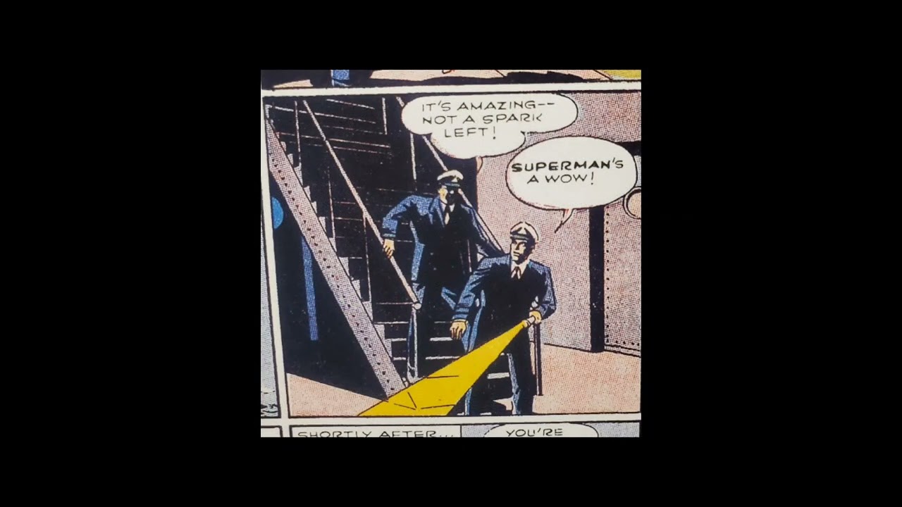 Superman 1939-1943 Sunday Morning Paper Comic strip!