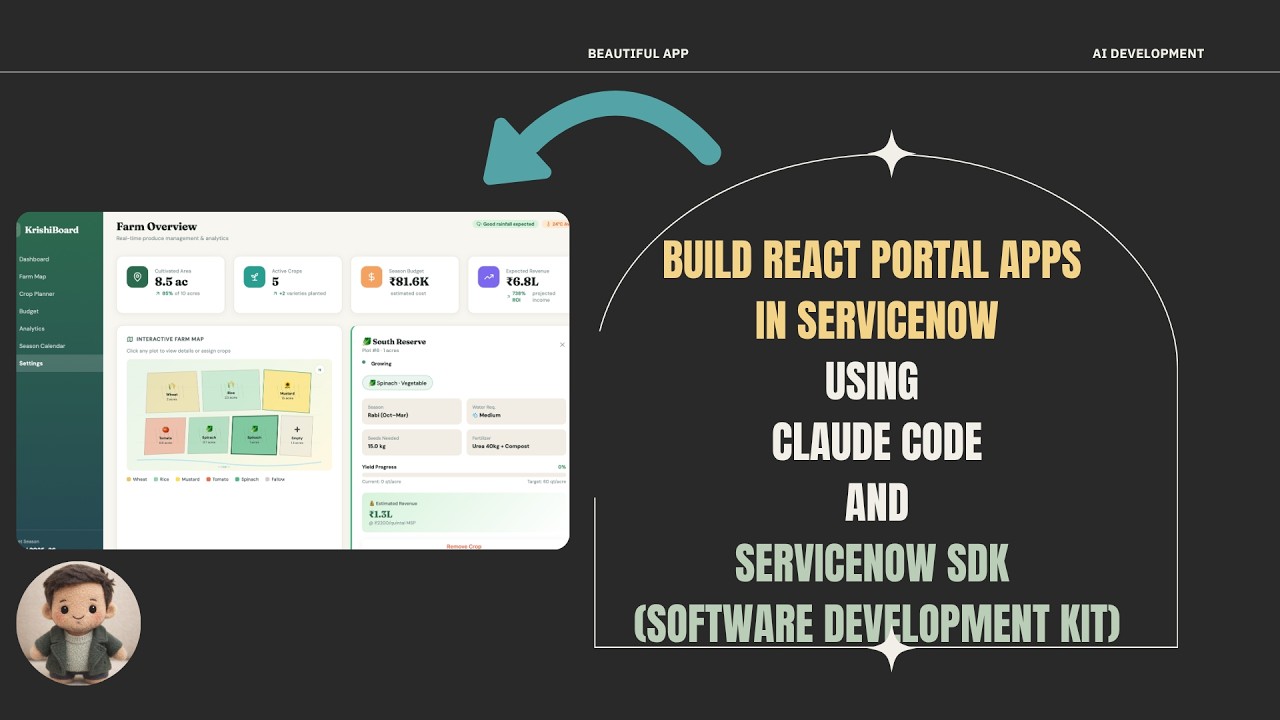 Build a React Portal App in ServiceNow with Claude Code and SDK — Full Demo