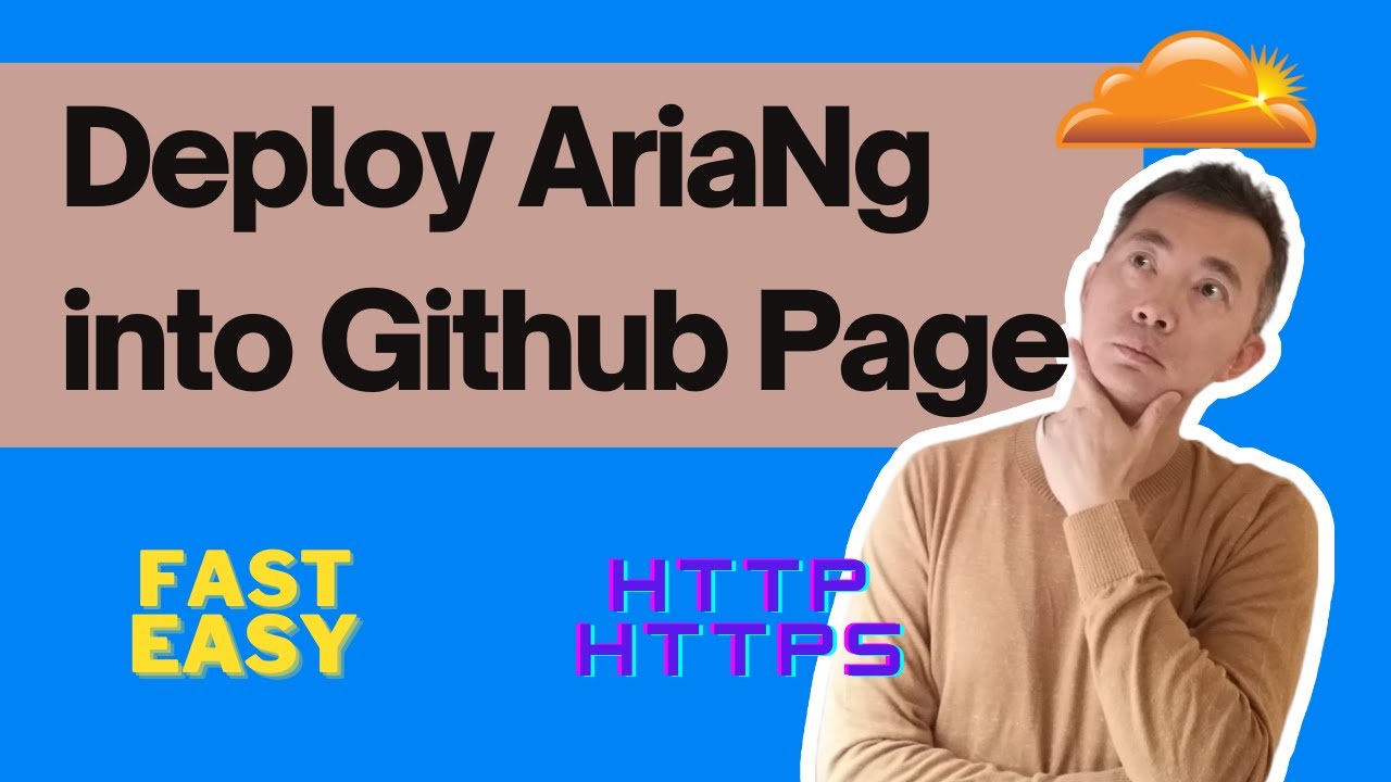 Deploy AriaNg on Github Page (HTTP & HTTPS) with Your Own Domain