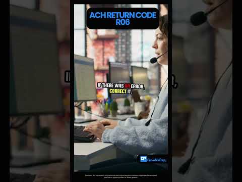 ACH Return Code R06