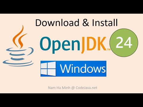 Download and Install OpenJDK 24 on Windows