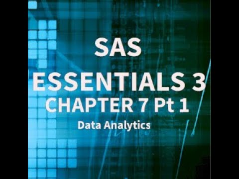 Chapter 7 Pt 1 SAS Advanced Topics: Arrays, Do Loops, RETAIN . SAS Essentials, Alan Elliott