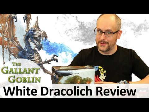 White Dracolich - Rage of Demons Premium Figure - D&D Miniatures Icons of the Realms