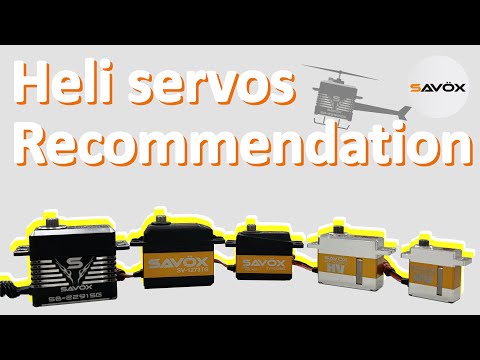 Heli servos recommendation!