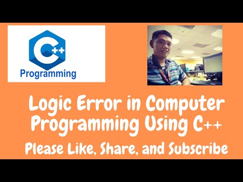 Logic Error in Computer Programming Using C++