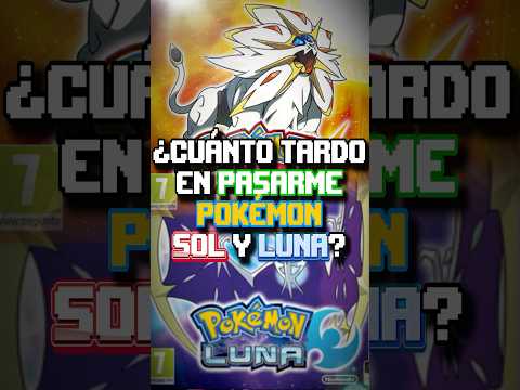 ¿Cuánto tardo en pasarme al 100% Pokémon Sol y Luna? #pokemon