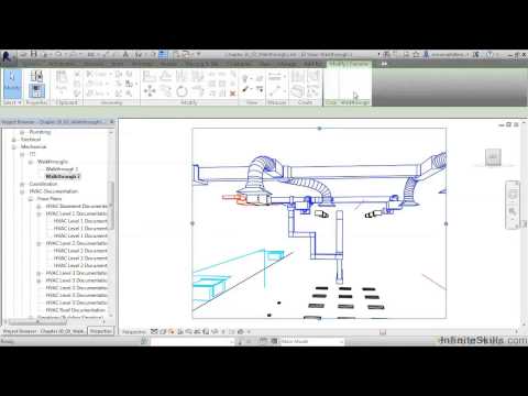 Revit MEP 2014 Tutorial | Walkthroughs
