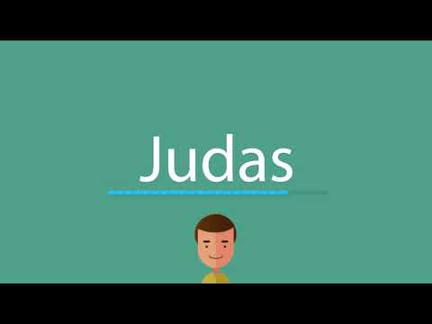 Judas pronunciation