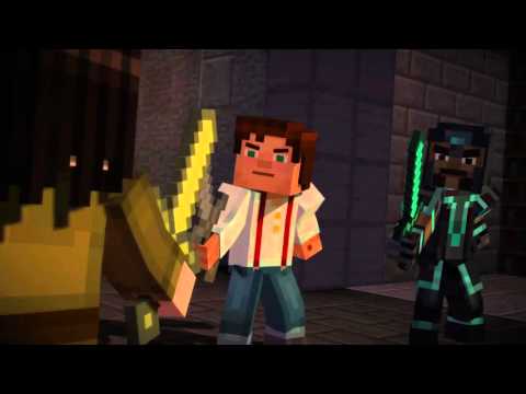 Minecraft: Story Mode episode 2 Jessie and Gabriel vs Ivor