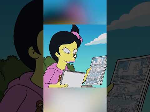 Maggie and Lisa became famous cartoonists.#cartoon #drama #simpsons