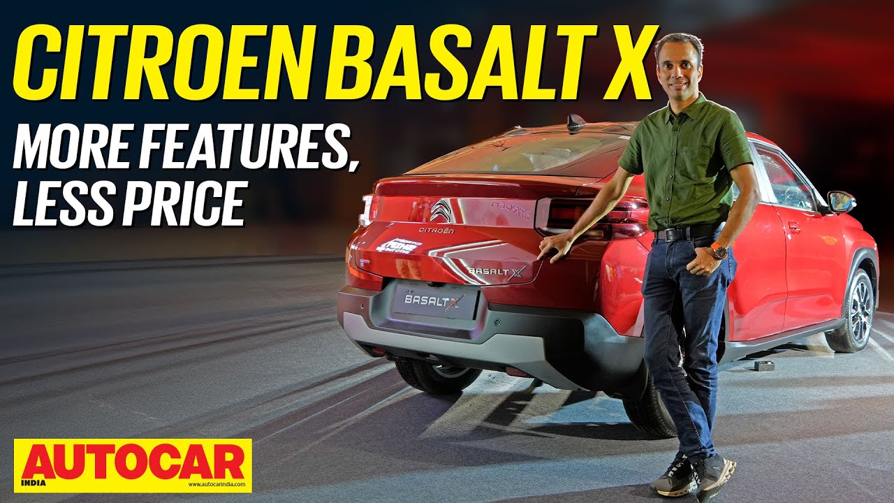 2025 Citroen Basalt X launched - Price, features, engines | Walkaround | Autocar India